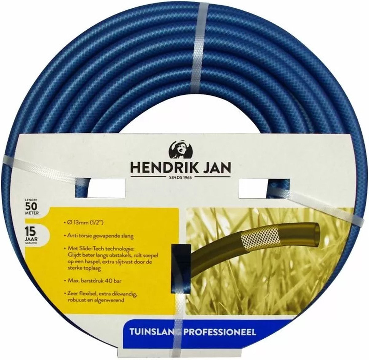 Hendrik Jan Tuinslang 50 meter - anti knik - 13mm - professional - met ...