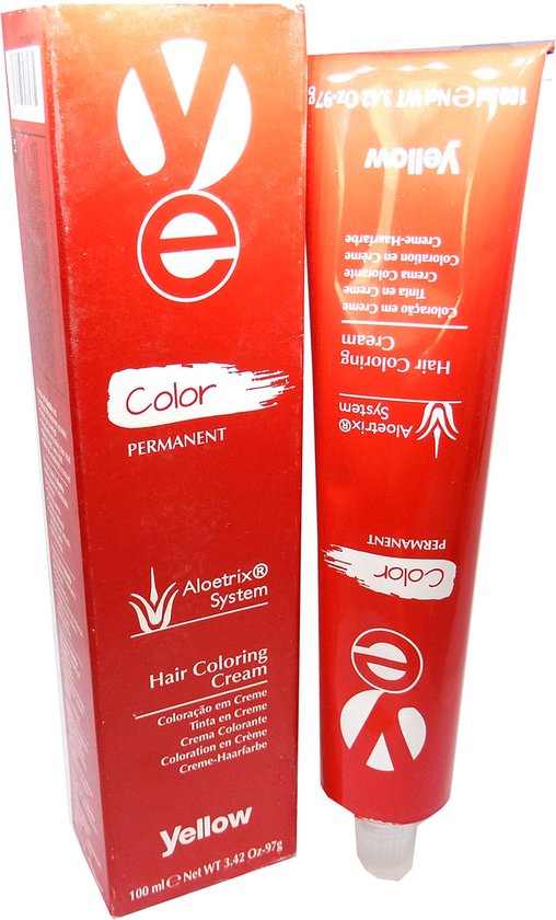 Alfaparf Yellow Haarkleuring Creme Permanent 100ml - 08.0 Light Natural ...