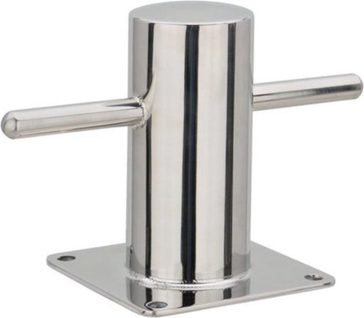 RVS Bolder| 50mm | Met Grondplaat | | bol.com