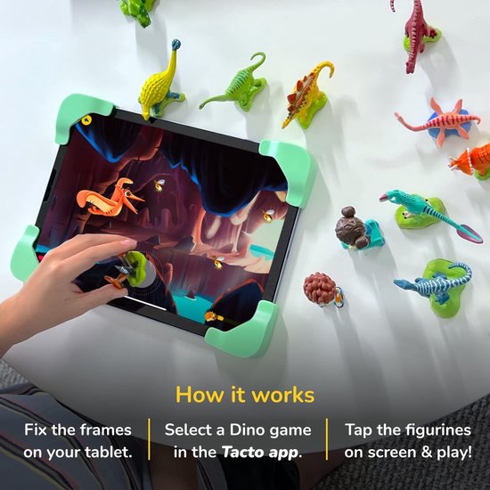 PlayShifu Tacto Dino Interactive Dinosaur Toys for Kids 3-5 Dinosaur ...