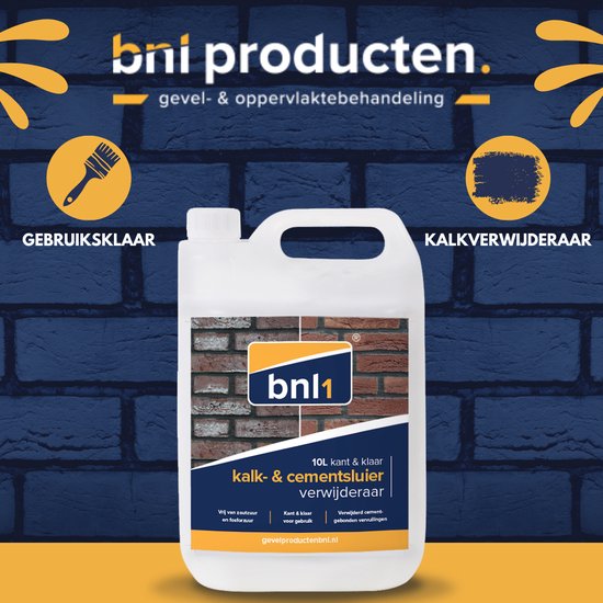 BNL1 Kalk & Cementsluierverwijderaar 10 liter - Effectieve ...