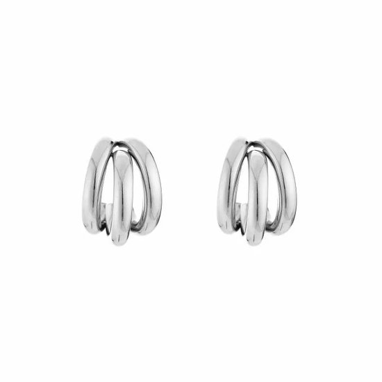 Bijoutheek Oorknoppen Triple Hoop Zilver | bol.com