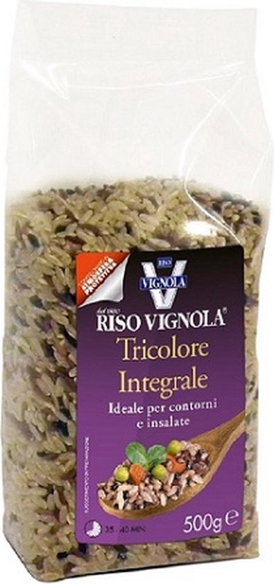 Riso Vignola Rijst tricolore integrale, zak 500 gr | bol.com