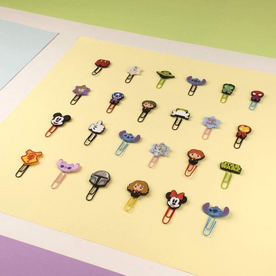 Clip Mickey Mouse - 4 Stuks Rubber Plastic - Paperclip | bol
