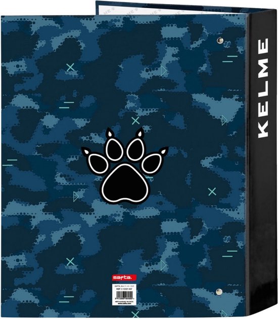 Ringmap Kelme Break Zwart Marineblauw A4 (40 mm) | bol