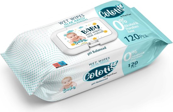 COLOTIS VOCHTIGE DOEKJES BABY 120 stuks. | bol