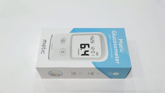Metic Teststrips - Lancettes - 25 stuks - Voor Glucosemeter | bol