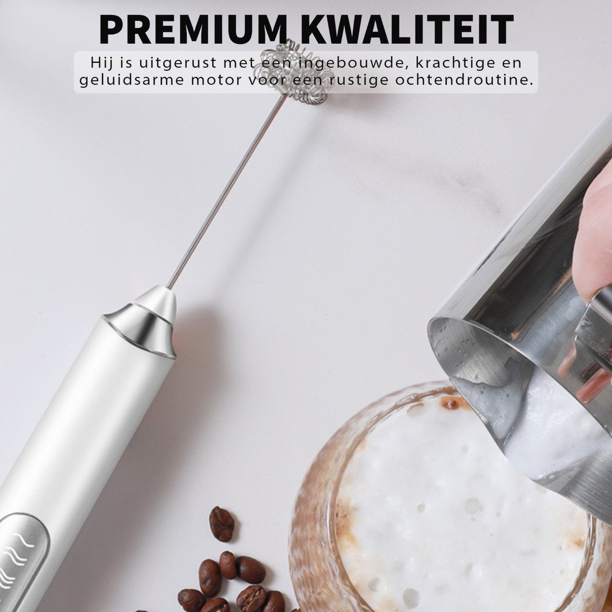 Phreeze Elektrische Melkopschuimer - Opschuimer - 3 Standen - Geschikt voor Senseo -... | bol.com