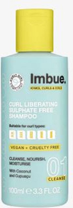 Imbue - Travelsize Curl Liberating Sulphate Free Shampoo - 100ml | bol