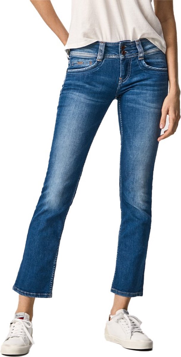 PEPE JEANS Gen Jeans - Dames - Denim / Denim - W24 X L32 | bol.com