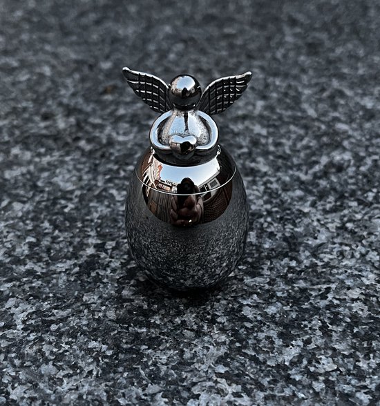 Mini urn - Zilver - Engel - Urn voor as - Medium (Urn) | bol.com