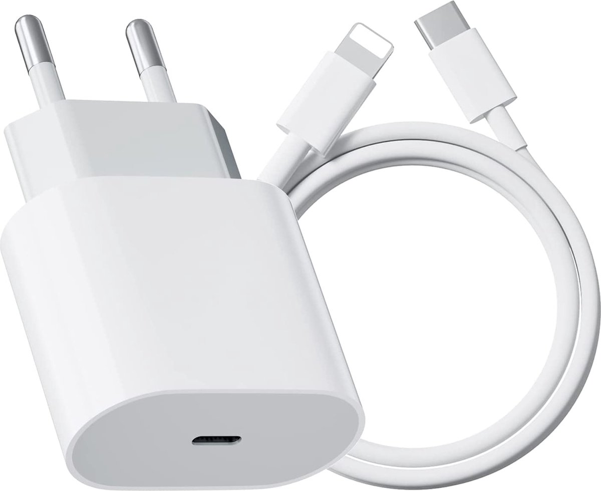 Apple USB-C Power Adapter 20W Met Kabel - Witte USB-c adapter ...