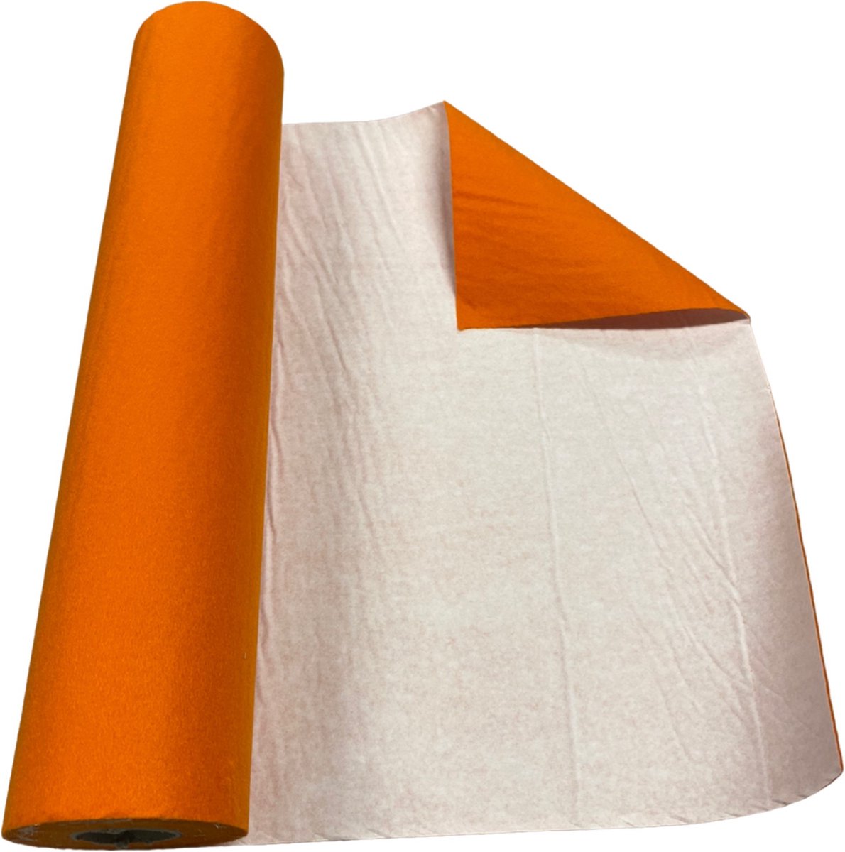 Plakvilt Zelfklevend - vilt 1mm dik - Circa 40 x 120 cm - Oranje | bol.com