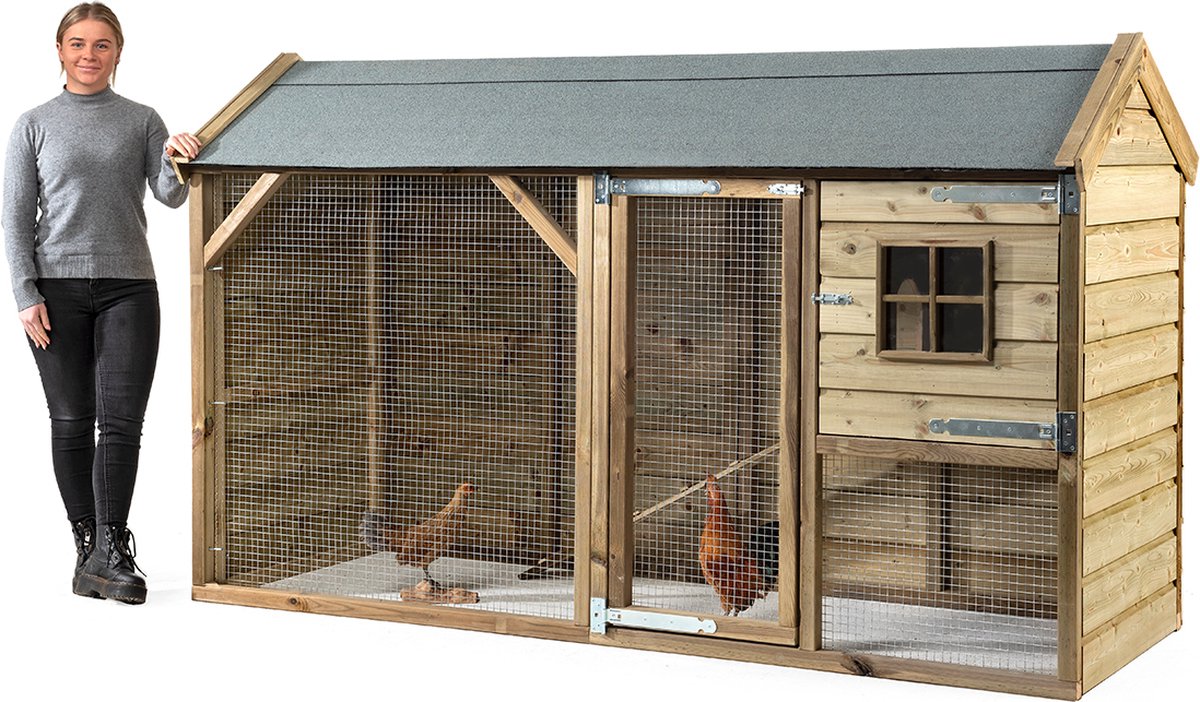 Kippenhok kiki - Kippenren - Kippenhok - Kippenren voor buiten - Kippenhok voor buiten... | bol.com