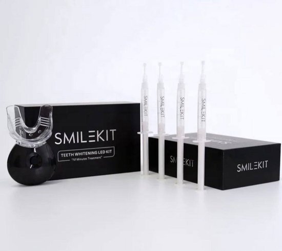 smilekit Tandenbleekset -incl 14 stuks whitening strips - Zonder ...