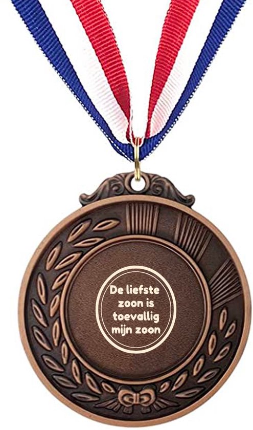 Akyol - de liefste zoon is toevallig mijn zoon medaille bronskleuring ...