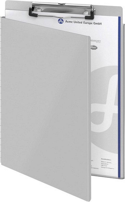 AC-E17005 Klembord Aluminium A4 (9x 12) Met Beschermkap | bol.com