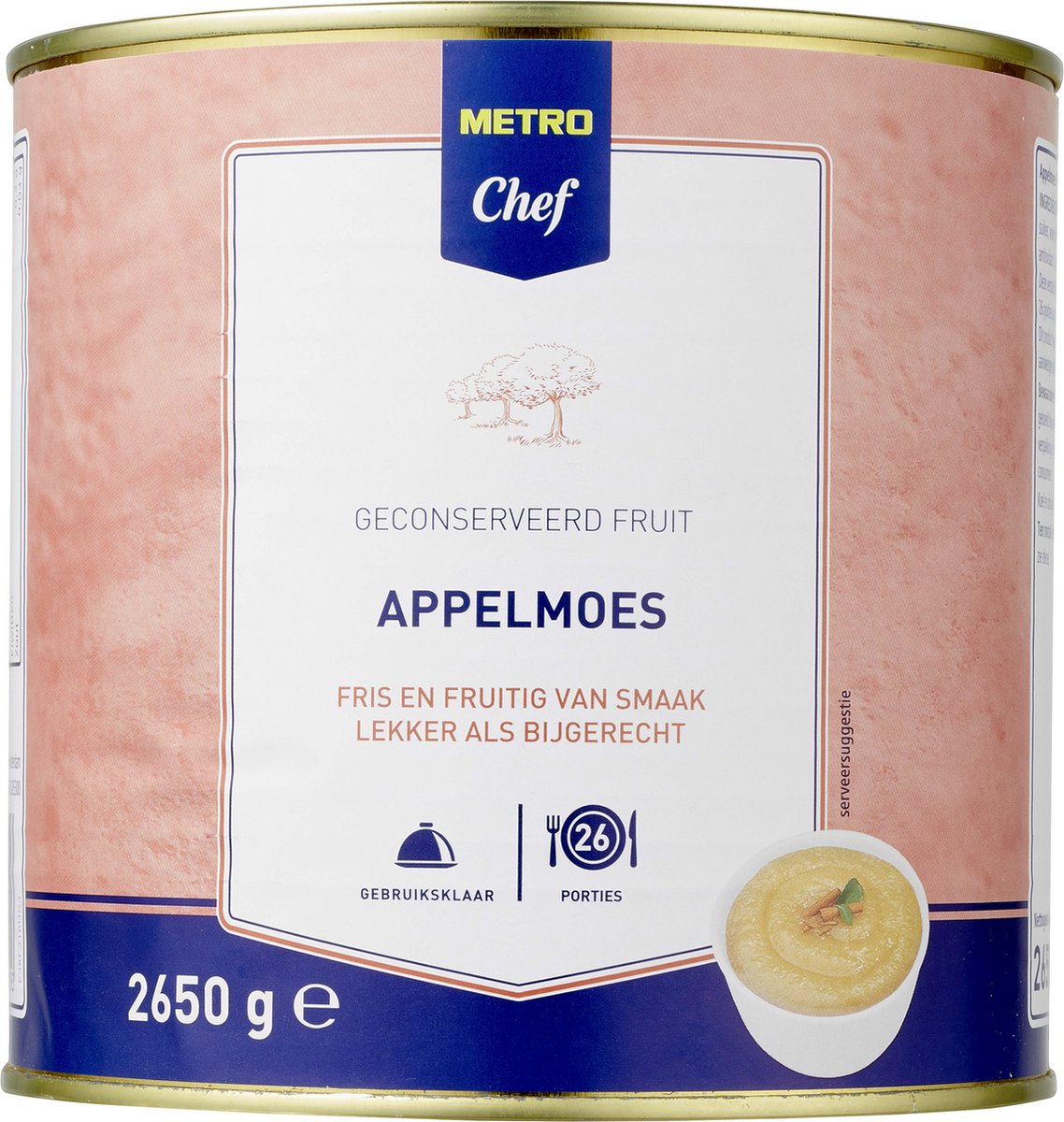METRO Chef Appelmoes 2650 gram | bol