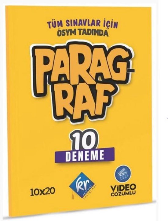 Tüm Sınavlar için Paragraf 10 Deneme, Kolektif | 9786256374003 | Boeken ...