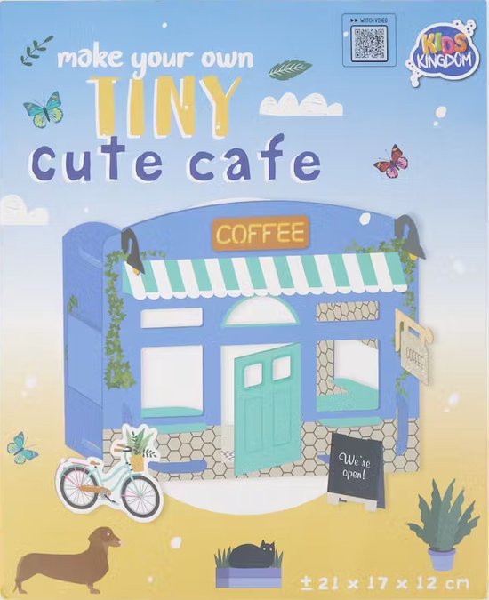Kids Kingdom miniatuur-bouwpakket - Maak je eigen schattige café ...