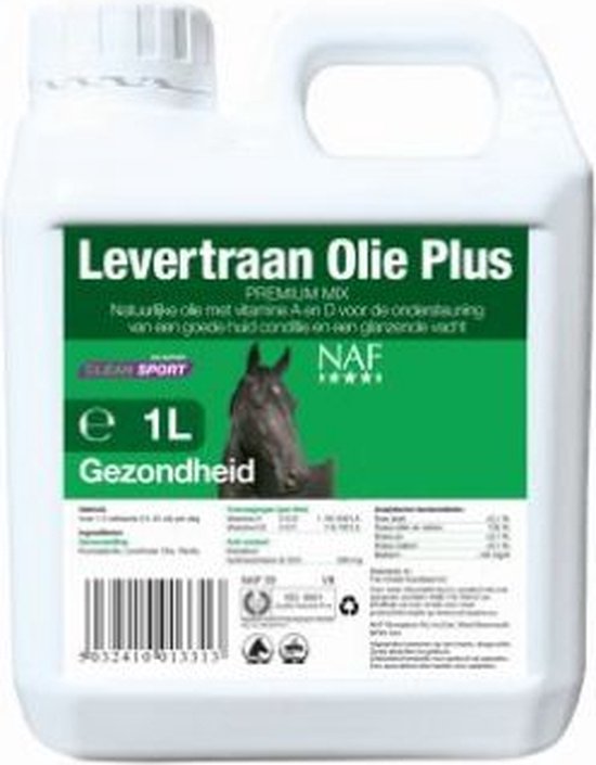 NAF - Levertraan Olie Plus - 1 Liter | bol