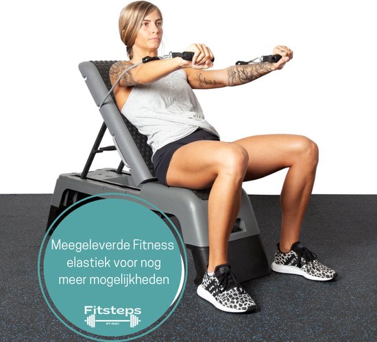 Fitsteps Fitness Deck - Multifunctioneel Aerobic Step - Halterbank ...