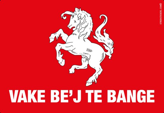 Sticker Twente, Vake Be'j te bange | bol