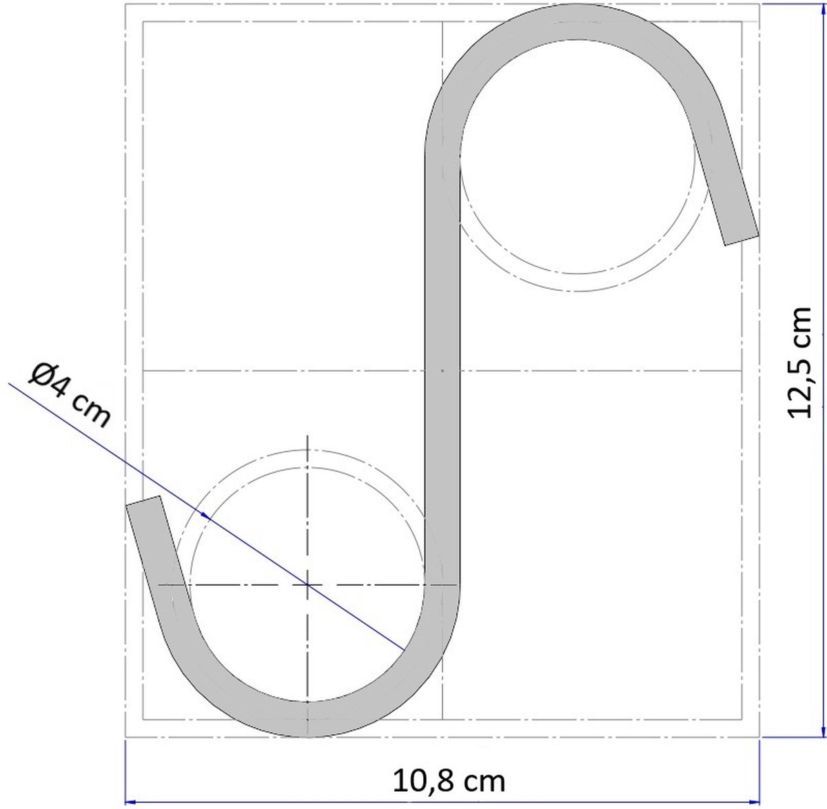 LIROdesign S-haak zwart - Kapstokhaak - Metalen S haak - Set van 5 ...