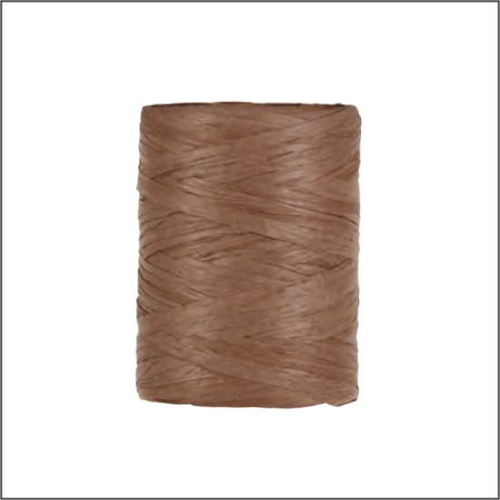 Luxe Cadeaulint - Raffia Lint - Paper Lint - Dark Grey - 100 meter ...