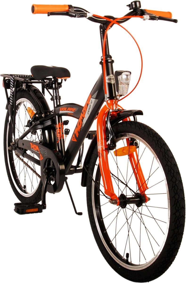 Volare Thombike Kinderfiets - Jongens - 20 inch - Zwart Oranje - Twee ...