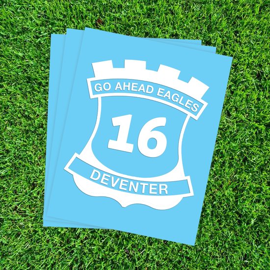 Go Ahead Eagles Container Stickers XL - Voordeelset 3 stuks ...