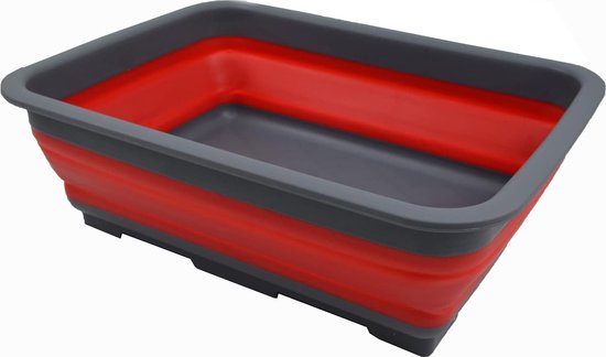 Opvouwbare kuip, 7 liter, opvouwbare afwasbak, draagbare wastafel ...