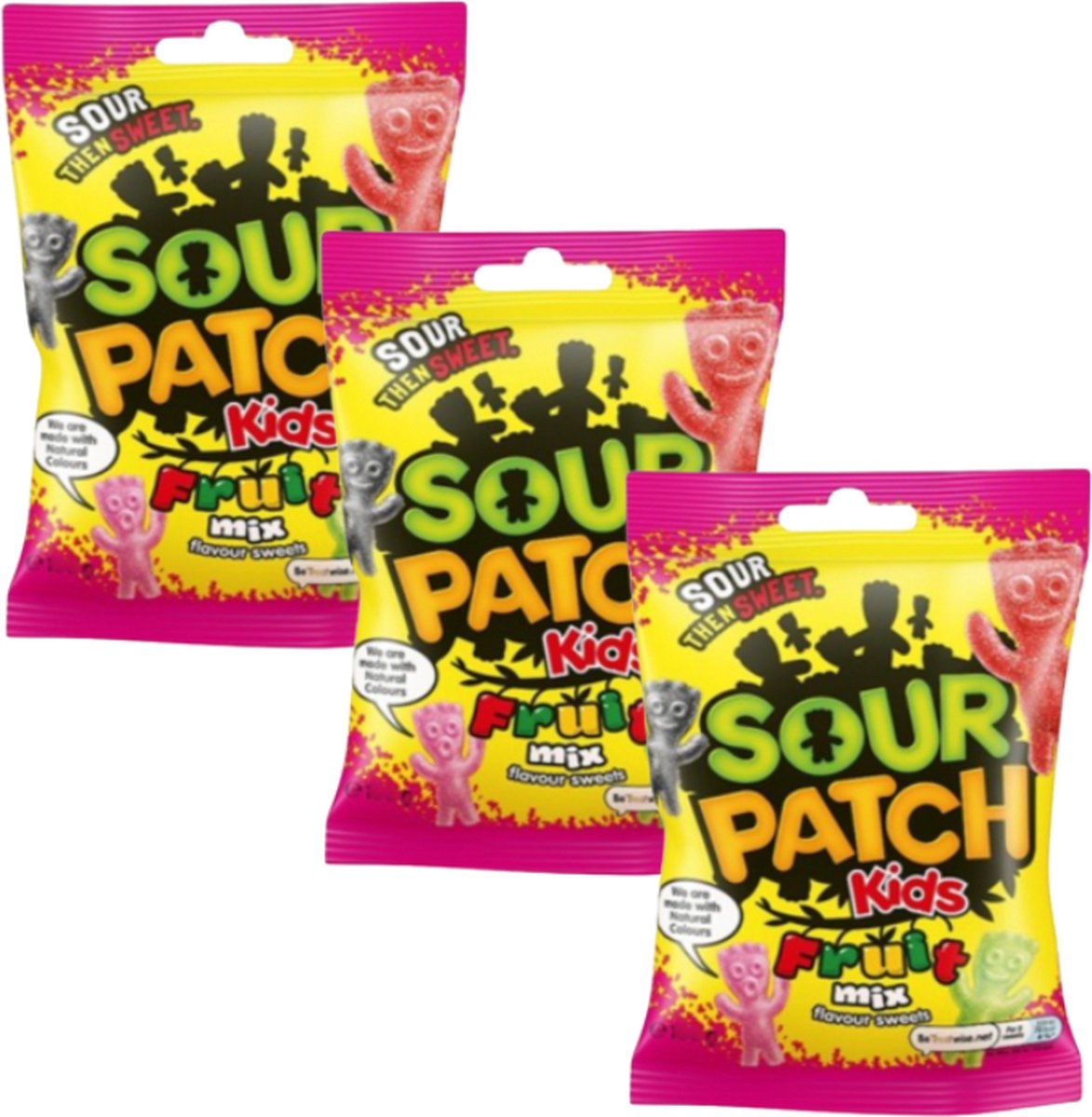 Sour Patch Kids Fruit Mix 3x140g | bol