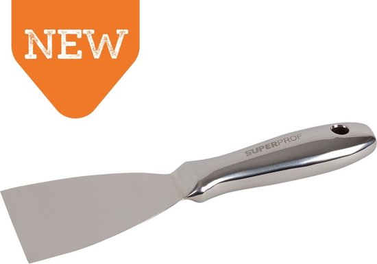 Super Prof Plamuurmes Geheel - RVS - 100mm | bol