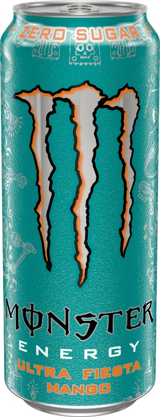 Monster Energy Ultra - Ultra Fiesta Mango - Pre Workout - 1 Blikje (500 ...