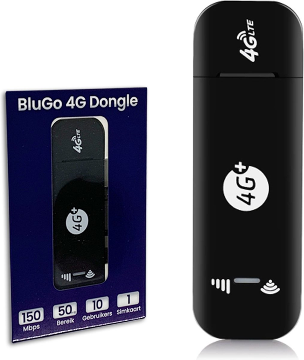 BluGo 4G Dongle - voor Laptop en Computer - Internet Dongel - WiFi ...