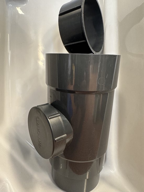 Gamart Bladscheider - PVC bladvanger voor regenpijp - 100/110 mm - Met ...