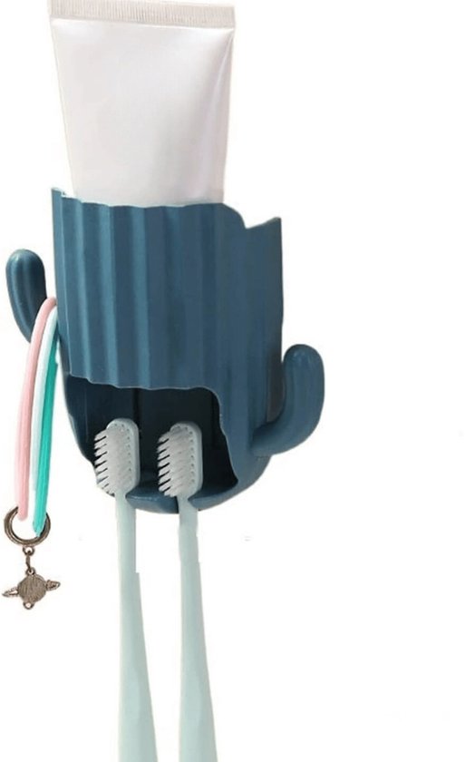 Waledano® Zelfklevende Tandenborstelhouder - Scheermeshouder - Cactus ...