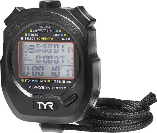 Tyr Z-200 Stopwatch Zilver | bol