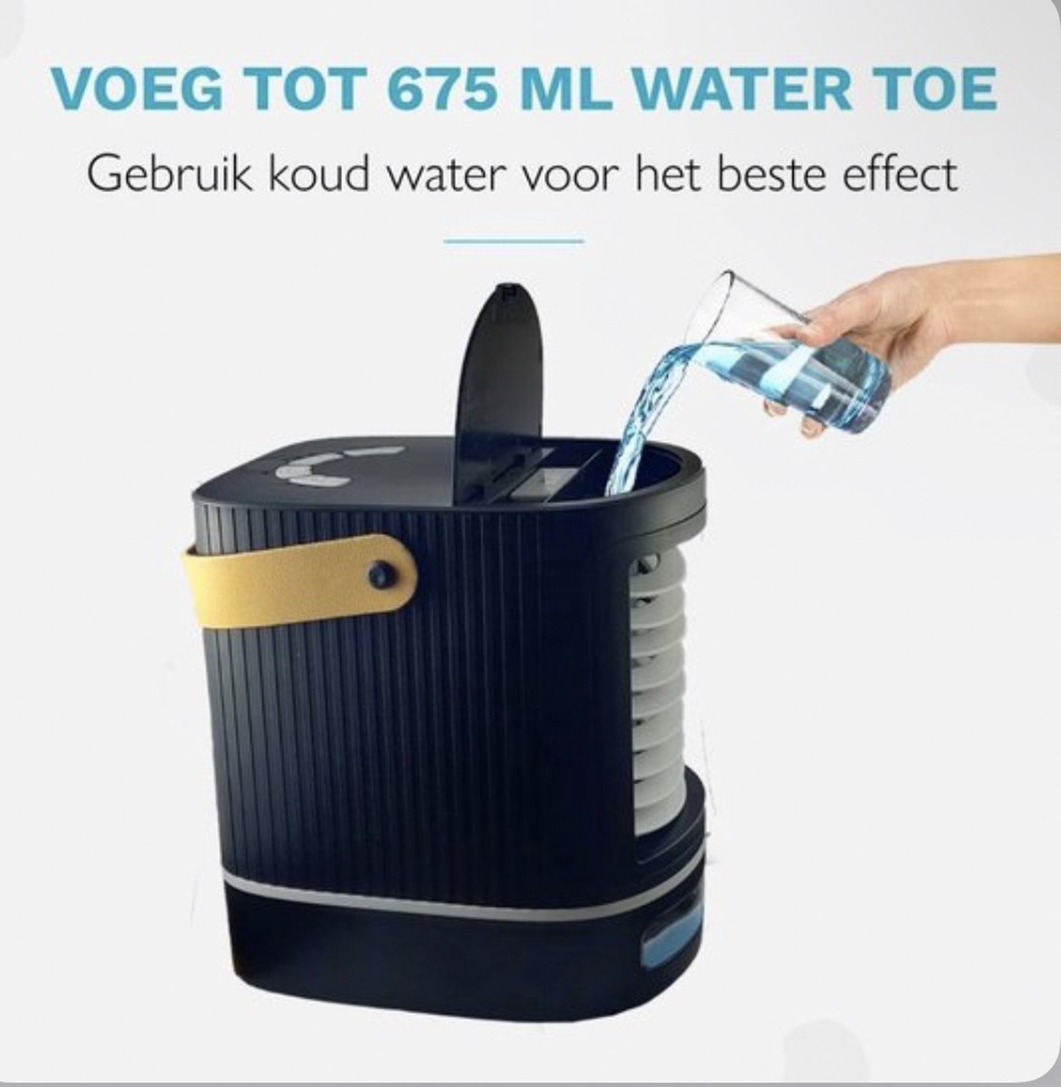 Nortec Aircooler - Mini Airco luchtkoeler met LED verlichting ...