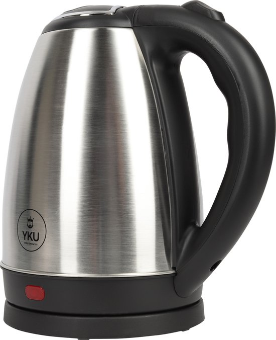 YKU Waterkoker - RVS - 2 Liter - 1500 W | bol