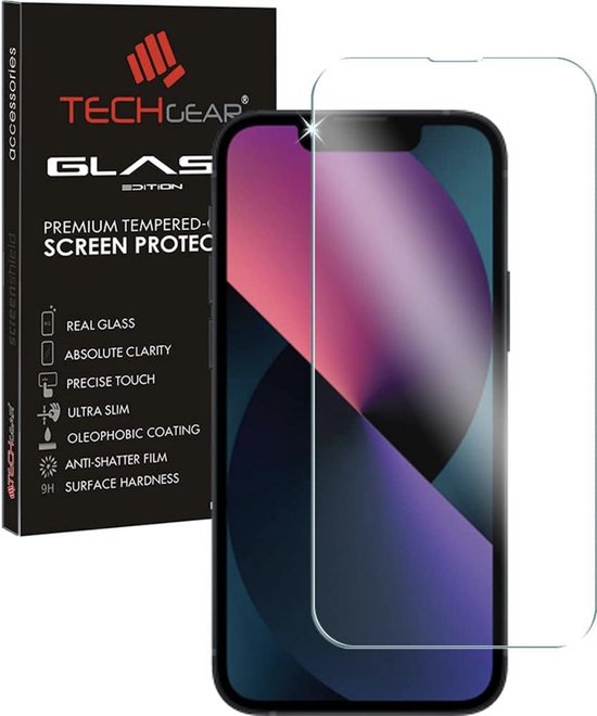 TECHGEAR Glass screenprotector iPhone 13 Mini | bol.com