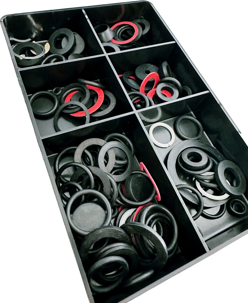 3BMT Rubber-ringen - 125 stuks - Assortiment - Aflsluitringetjes | bol.com