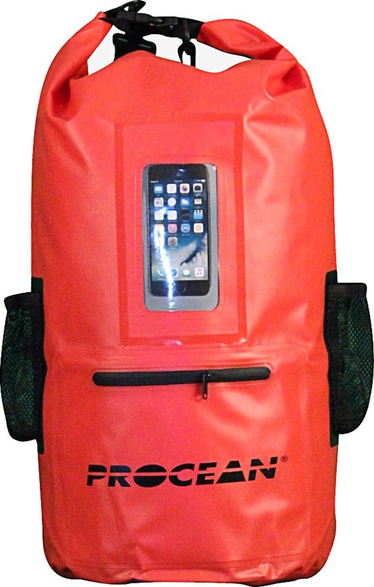 Procean droogtas | rugtas | 30L | rood | bol