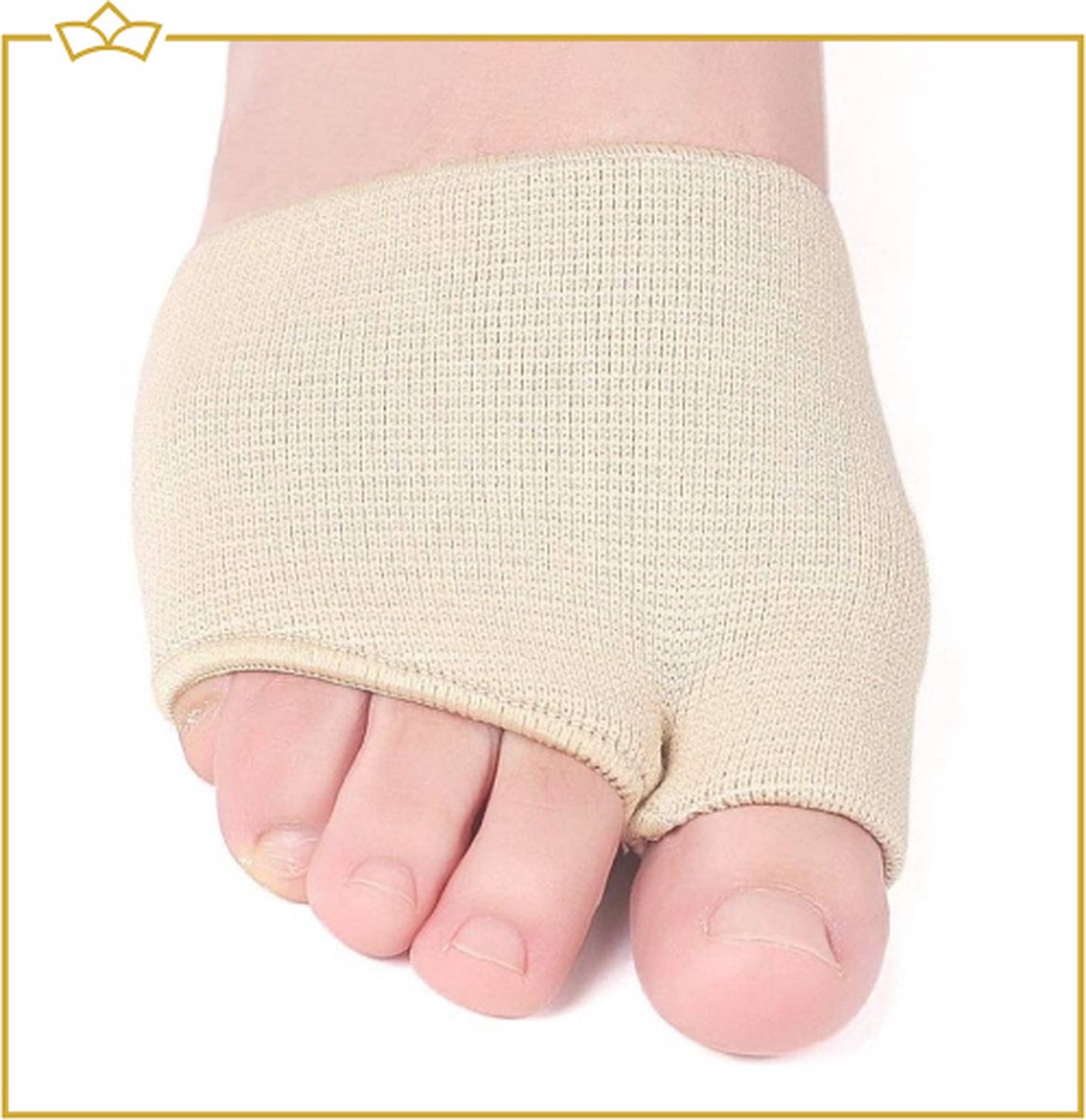 ATTREZZO® Voorvoetkussen met softgel - dempende inlegzool voor de ...