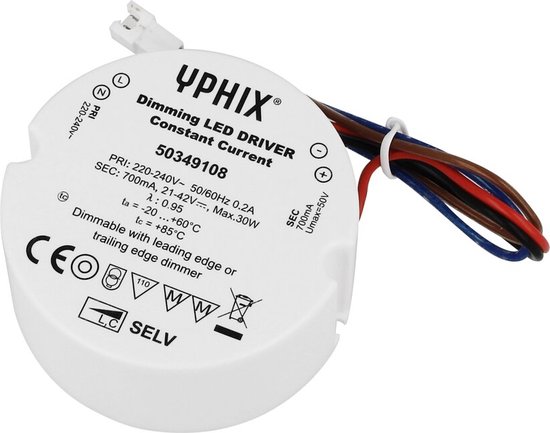 LED Driver 700mA Max. 29W 21-42V dimbaar | bol