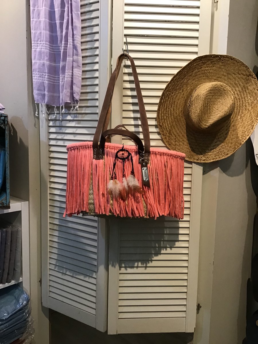 Sac en osier, petite anse, grande anse, fait main, sac en osier à franges, plage,... | bol.com