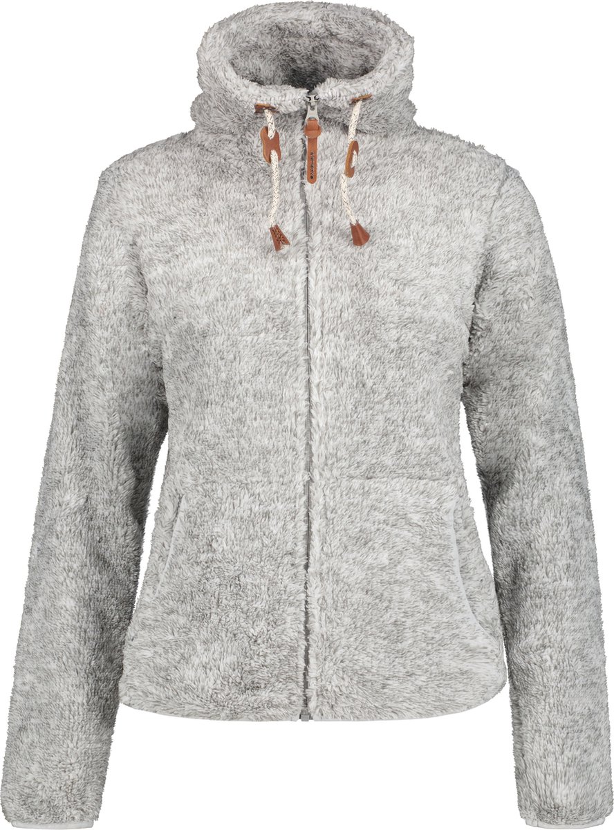 ICEPEAK COLONY Teddy Vest Dames-Light Grey-XXL | bol