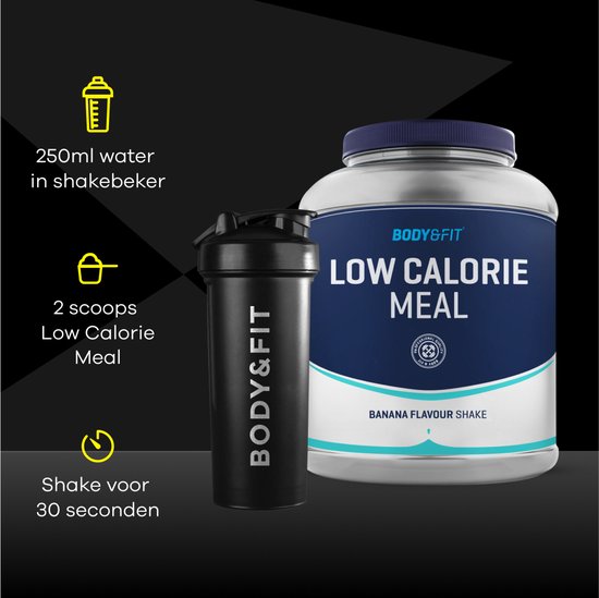 Body & Fit Low Calorie Meal - Maaltijd shake voor Gewichtsverlies ...