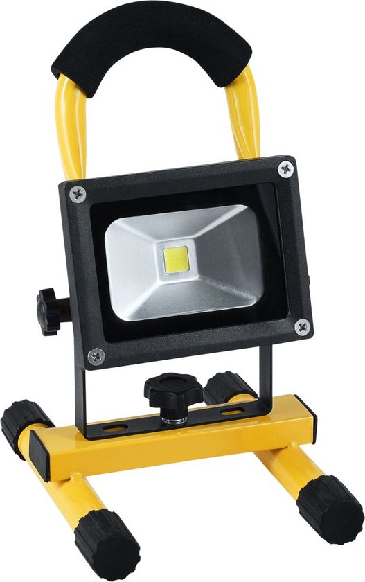 LED Bouwlamp op statief Oplaadbaar 10 Watt | bol